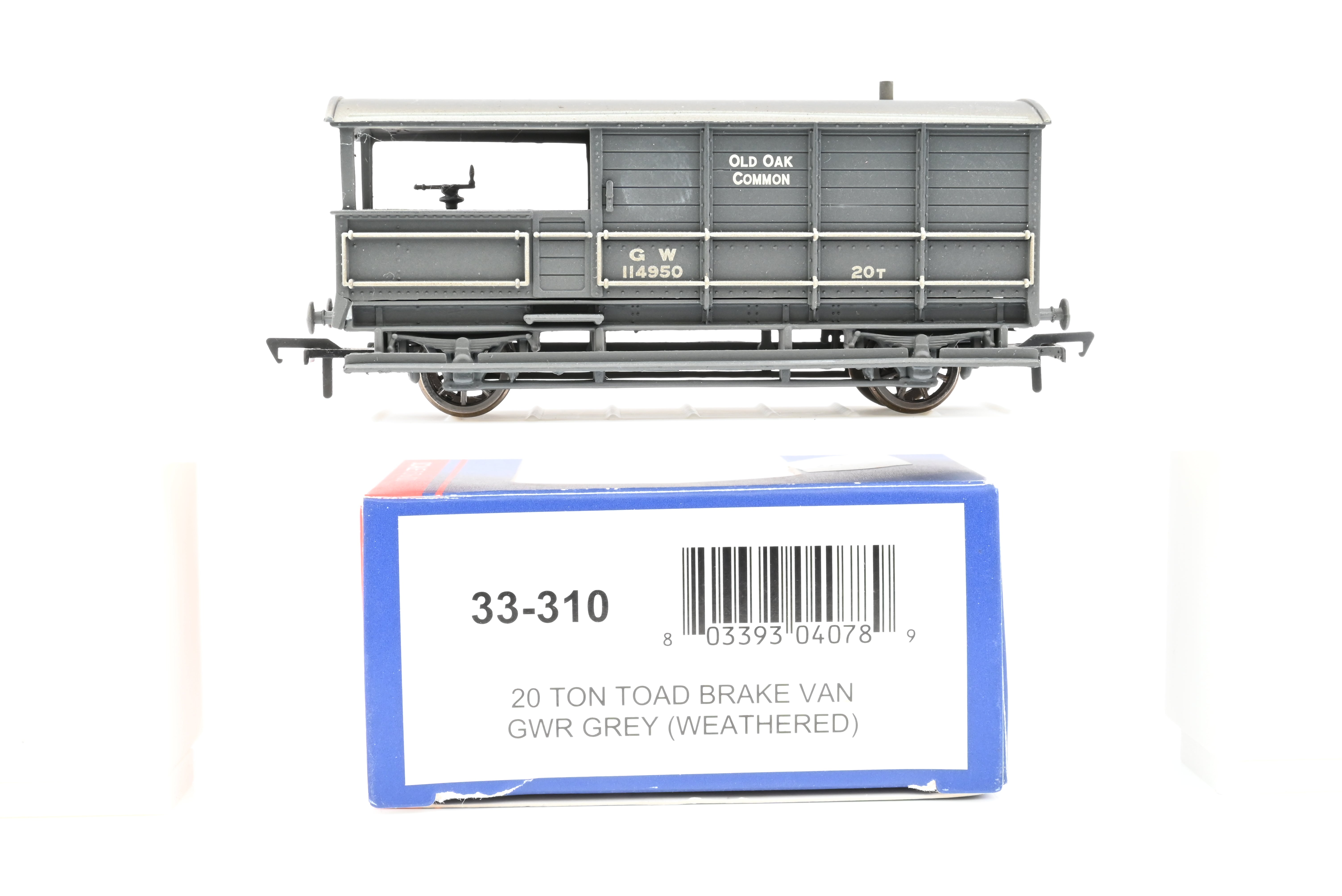 Bachmann OO Gauge 33-310 GWR Grey 20T Toad Brake Van 'Old Oak Common'