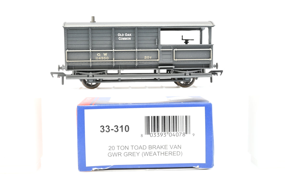 Bachmann OO Gauge 33-310 GWR Grey 20T Toad Brake Van 'Old Oak Common'