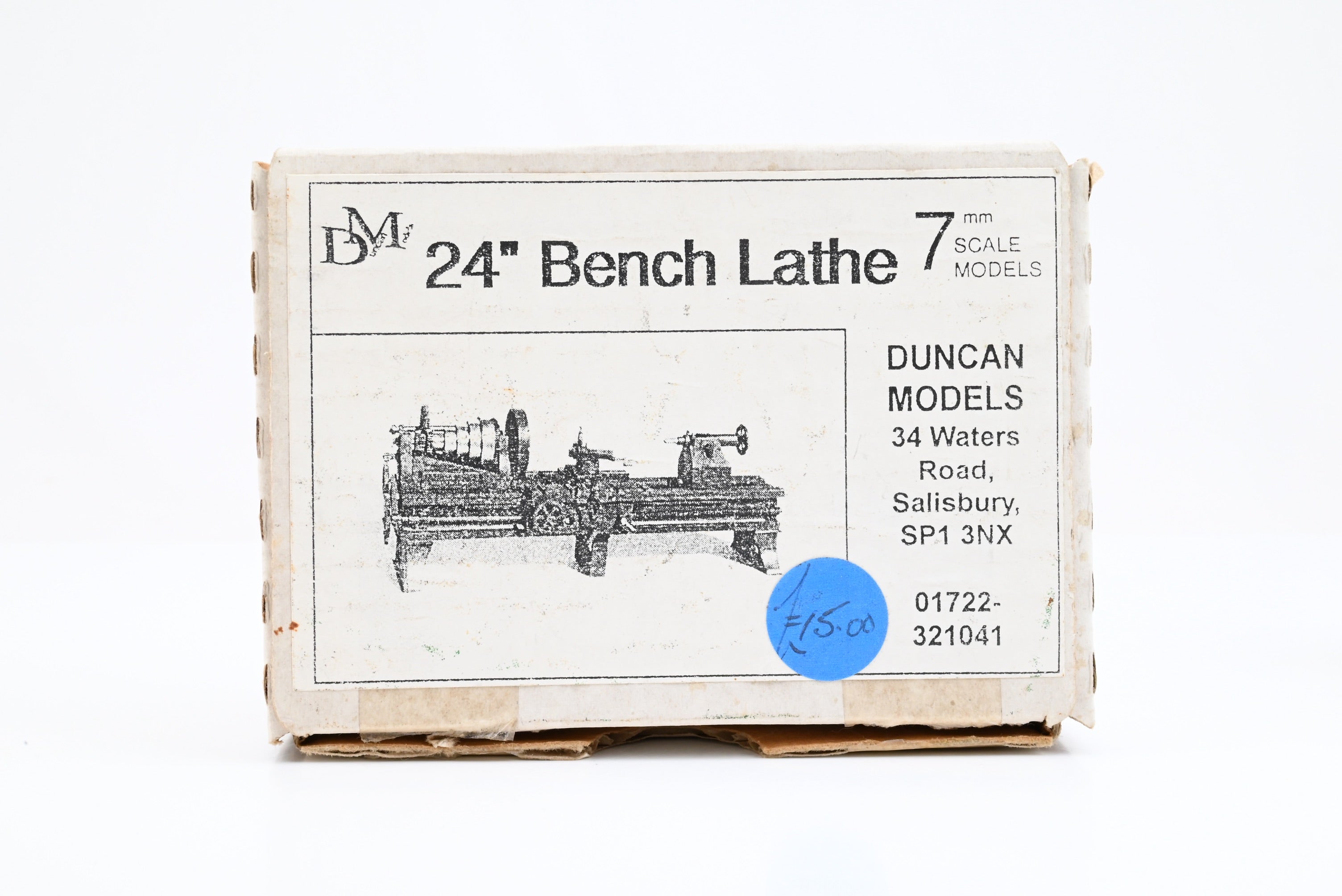 Duncan Models 7mm O Gauge 24" Bench Lathe Kit
