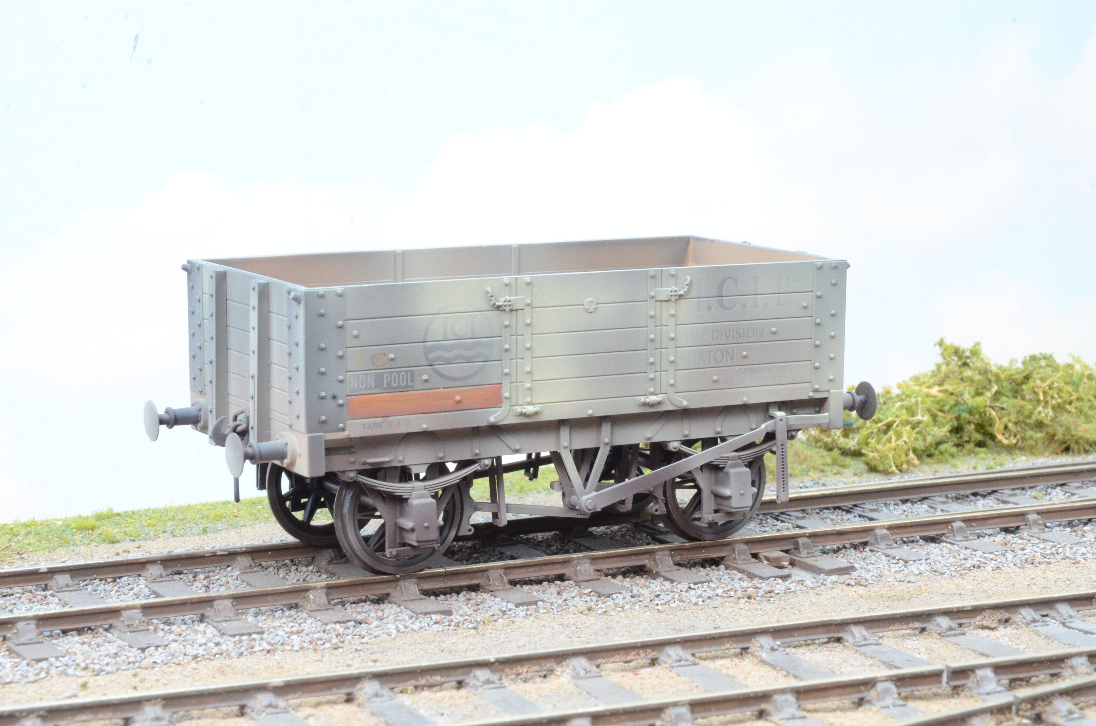 Dapol 7mm O Gauge LIME 5 Tower Models ICI Lime 5-Plank Open Wagon No.3