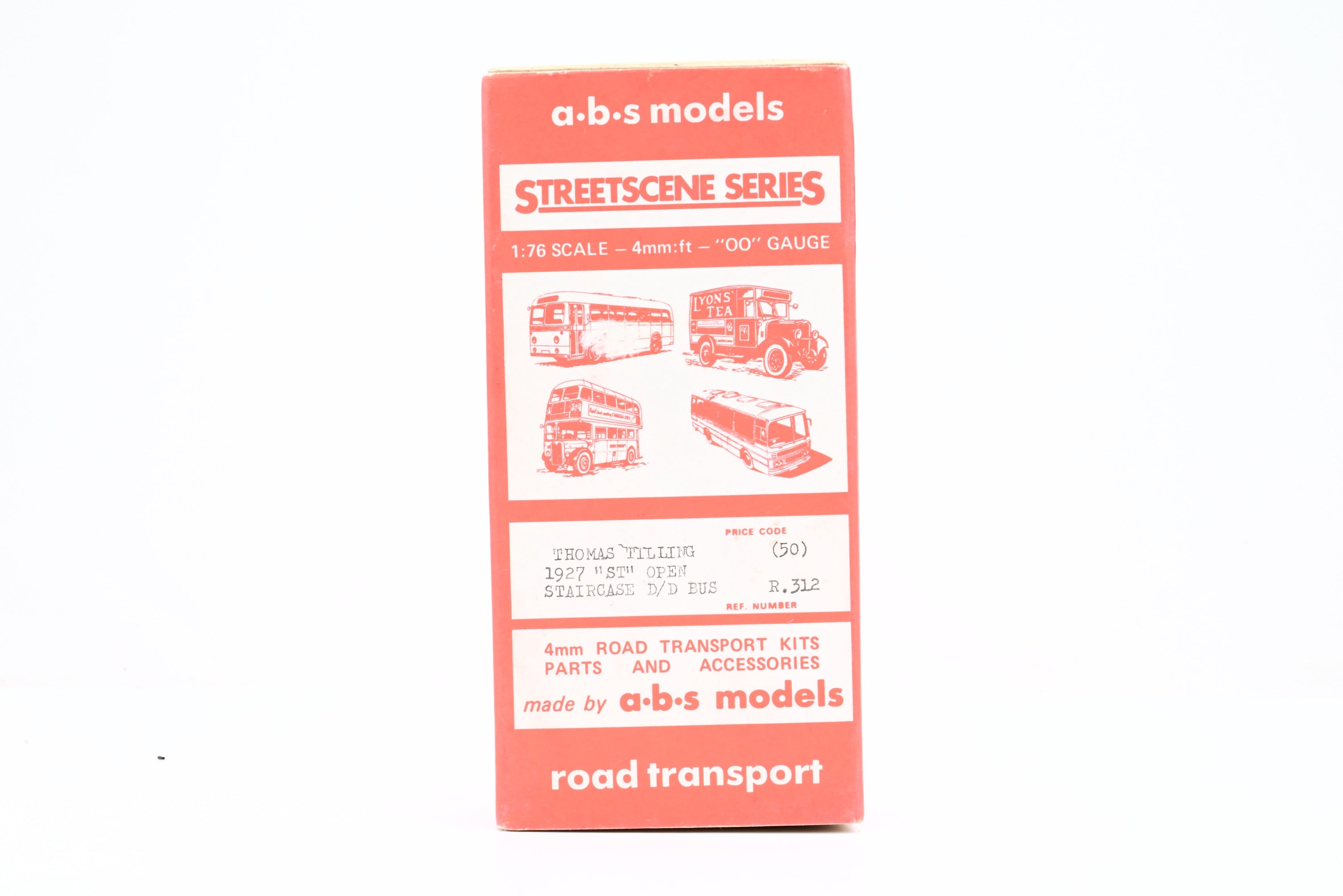 ABS Models 1:76 Scale R312 Thomas Tilling 1927 ST Open Staircase D/D B