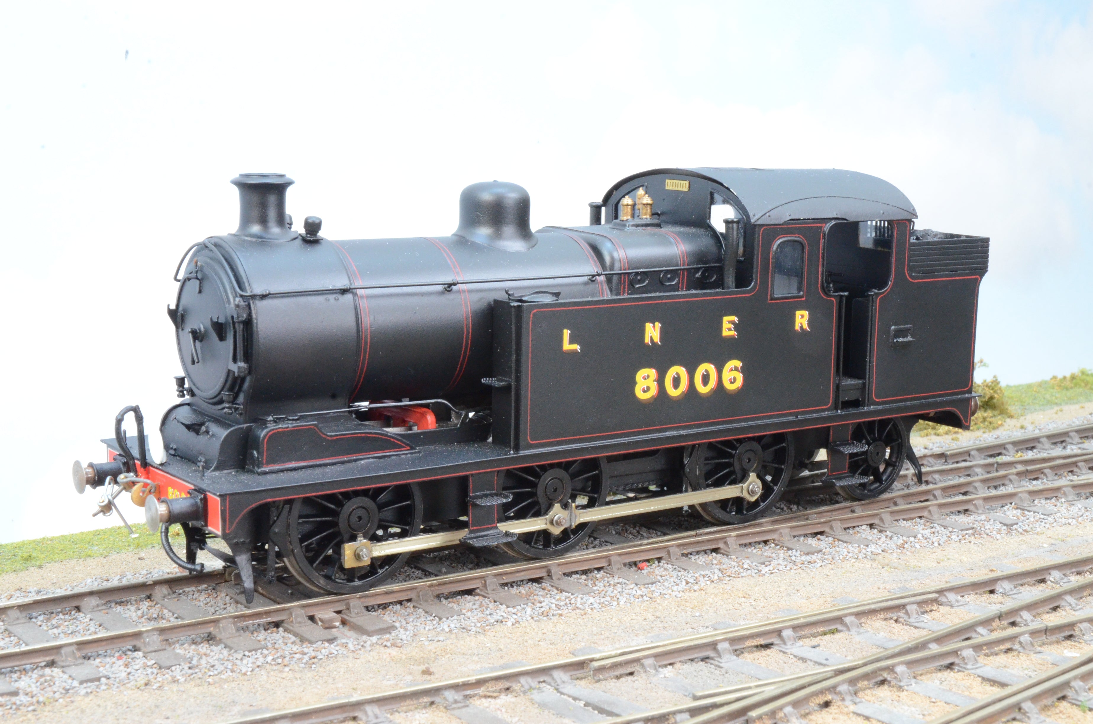 Kit Built O Gauge LNER N2 0-6-2 Tank 8006 Plain Black
