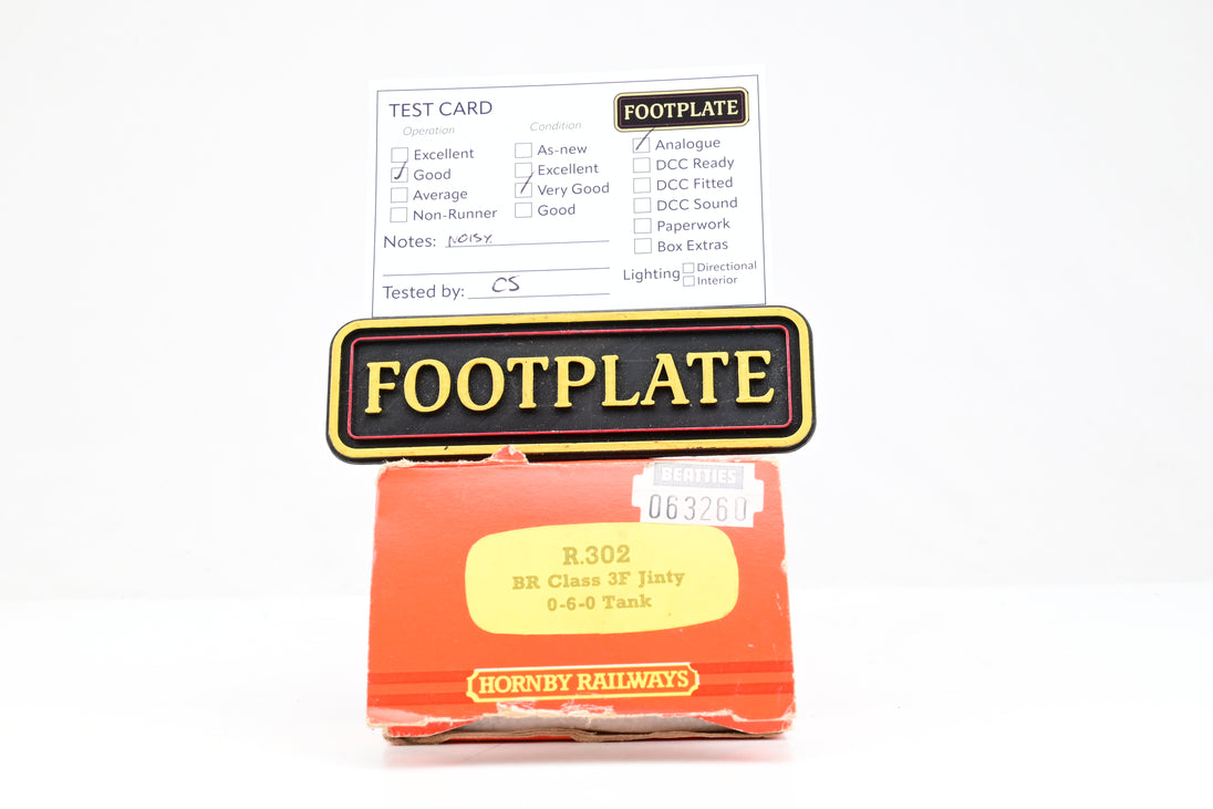 Hornby OO Gauge R302 BR Black Late Crest Class 3F Jinty No.47480 - Box