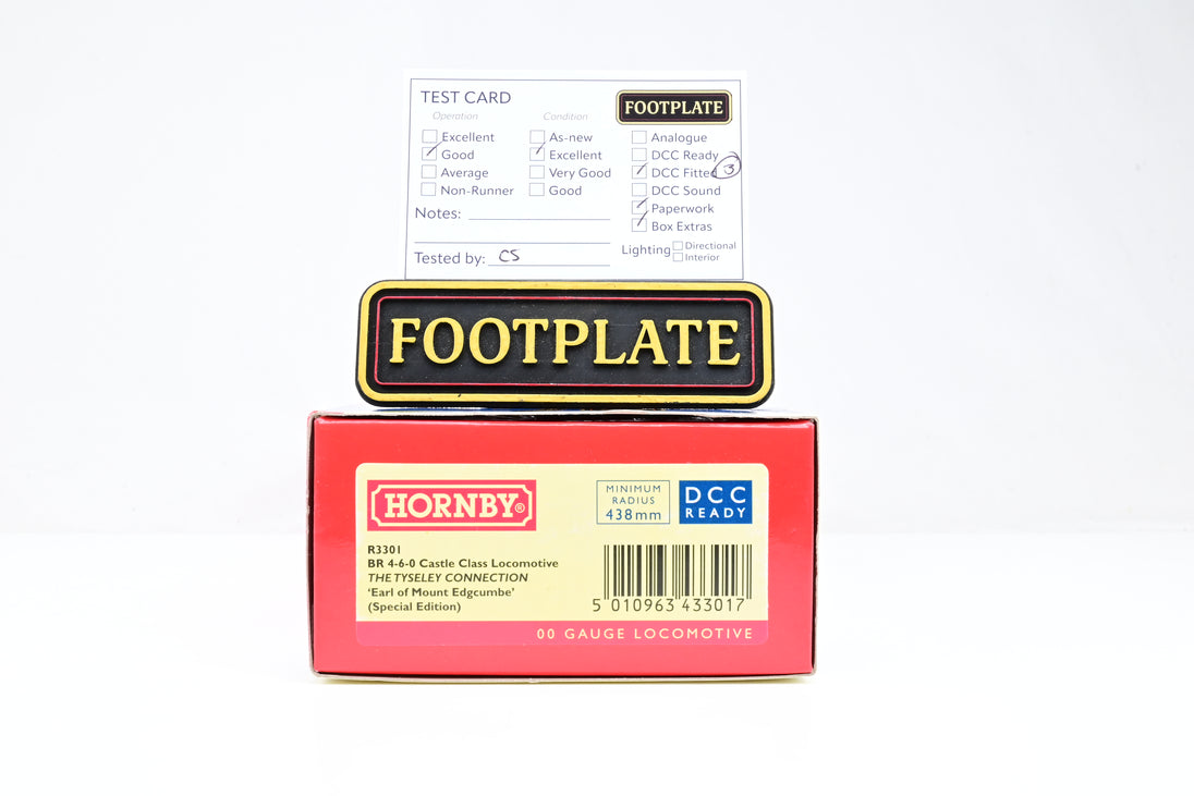 Hornby OO Gauge R3301 BR Green Early Emblem Castle Class No.5043 'Earl