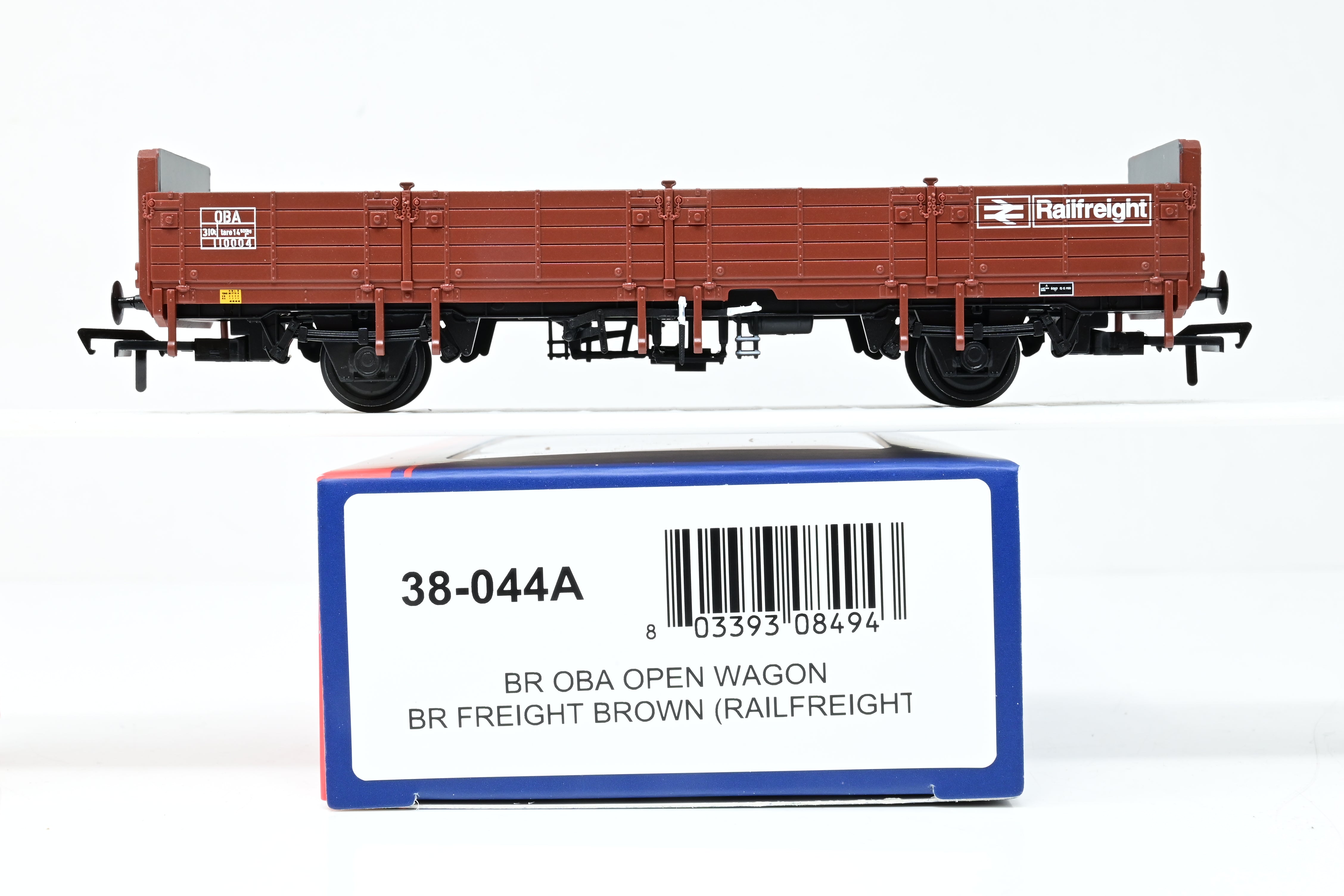Bachmann OO Gauge 38-044A BR OBA Open Wagon High Ends BR Railfreight B