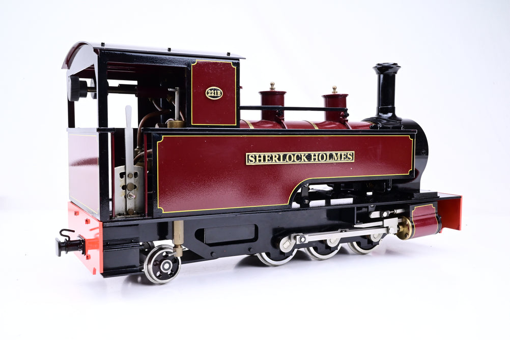 Accucraft 16mm Scale (45mm Gauge) Superior Lined Red 'Sherlock Holmes'