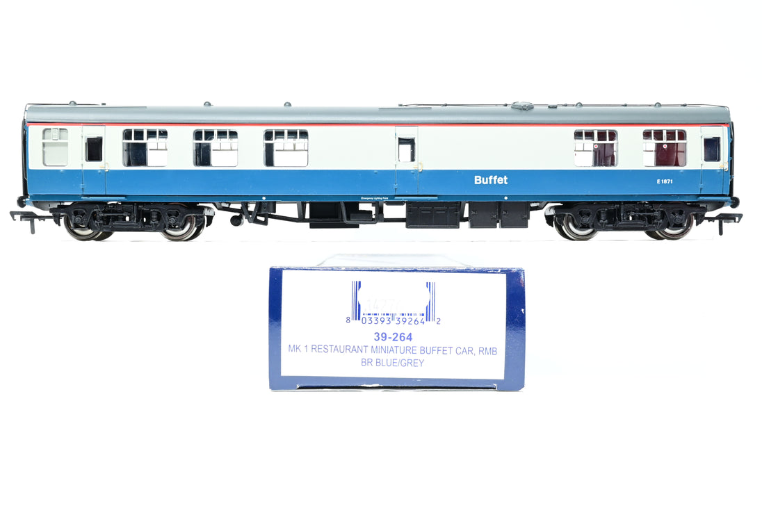 Bachmann OO Gauge 39-264 MK1 Restraunt Buffet Car RMB BR Blue/Grey No.