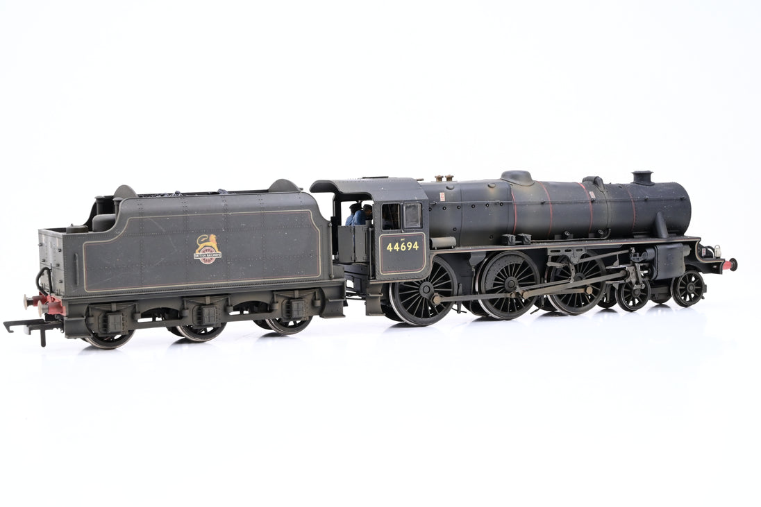 Hornby OO Gauge R3323 BR Black Late Crest Class 5 No.44694 - TMC Weath
