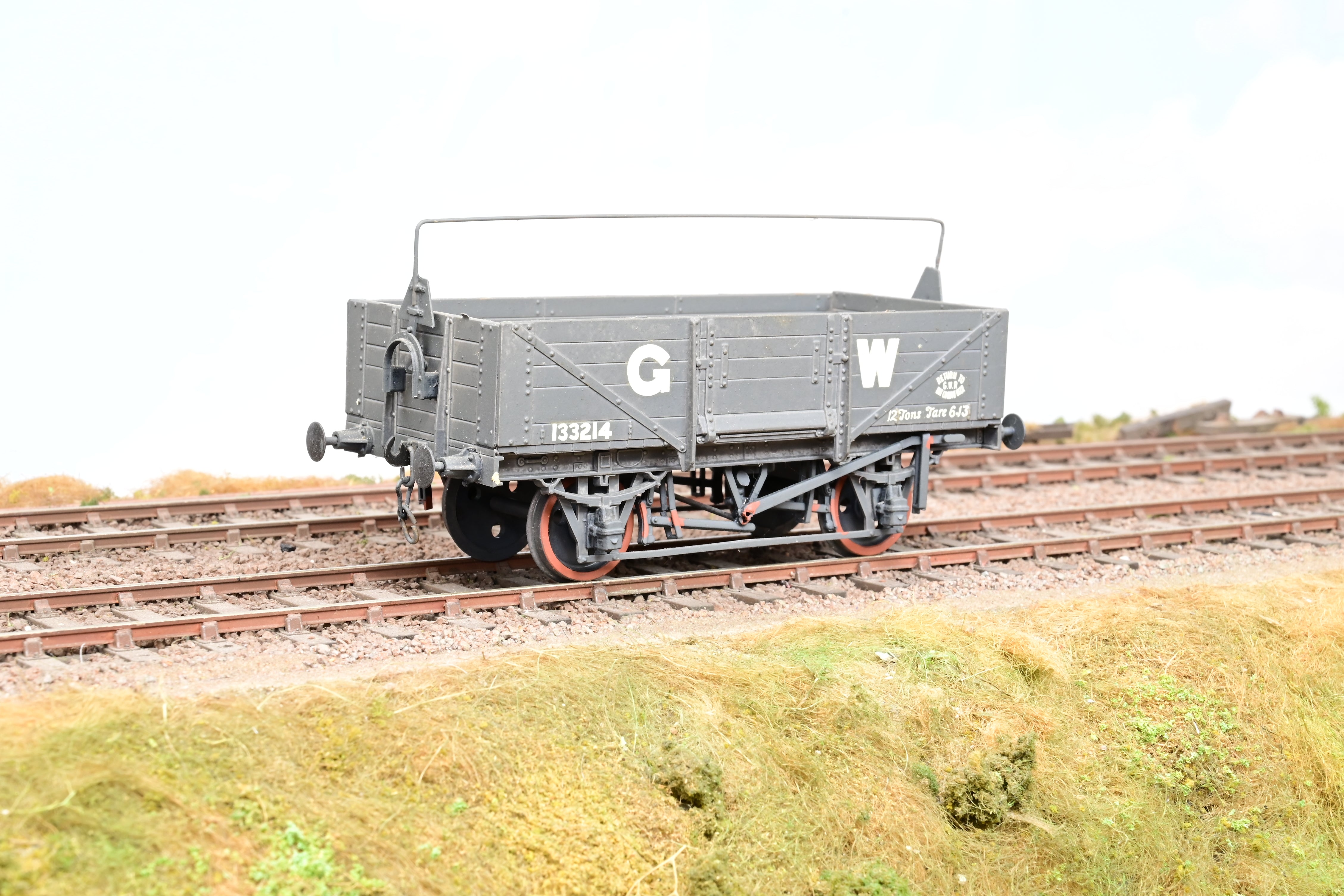 Kit Built Parkside Dundas O Gauge 7mm PS27 GWR 12 Ton Open Wagon No.13
