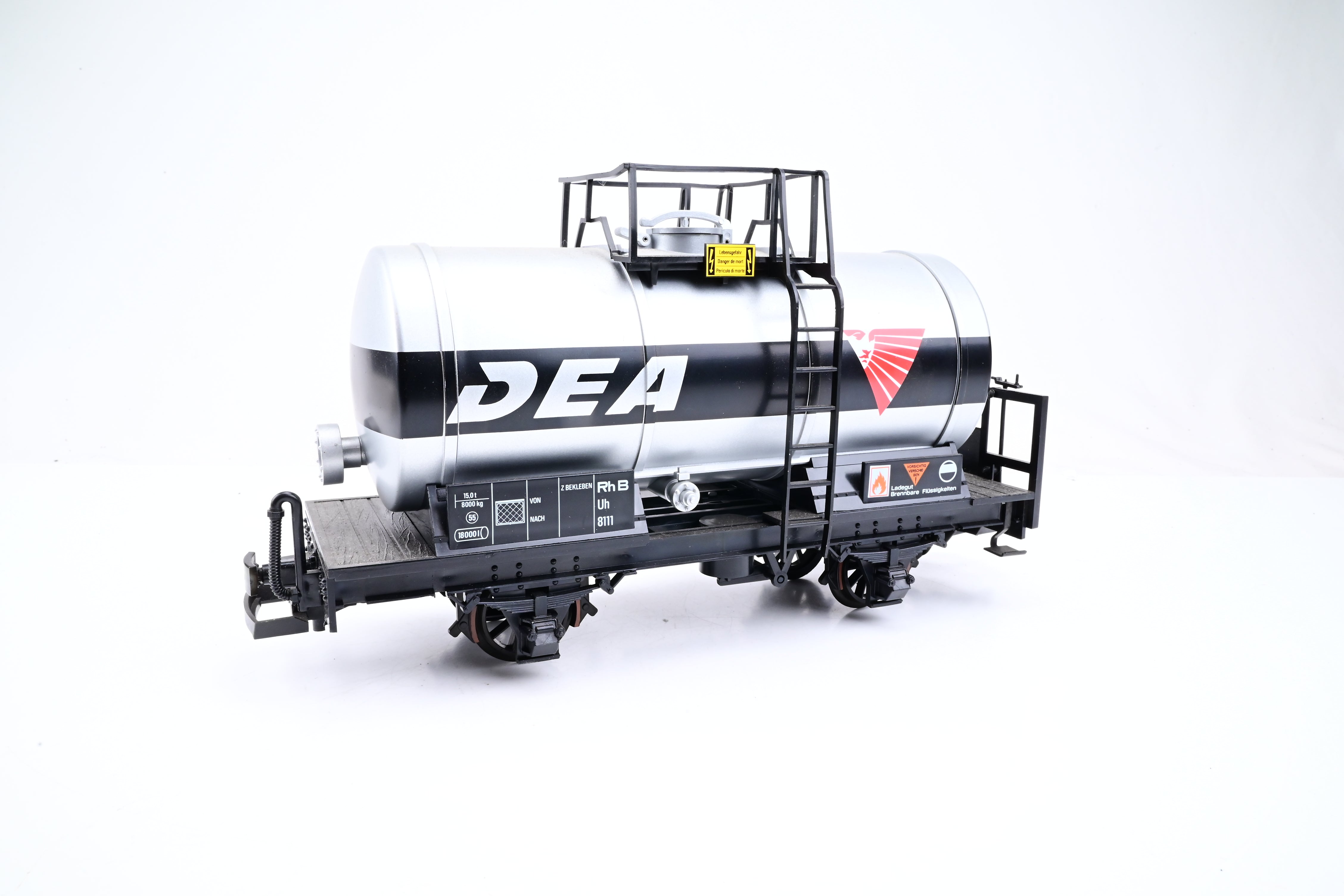 LGB G Gauge 43400 2-Axle Tank Car - DEA (RhB)