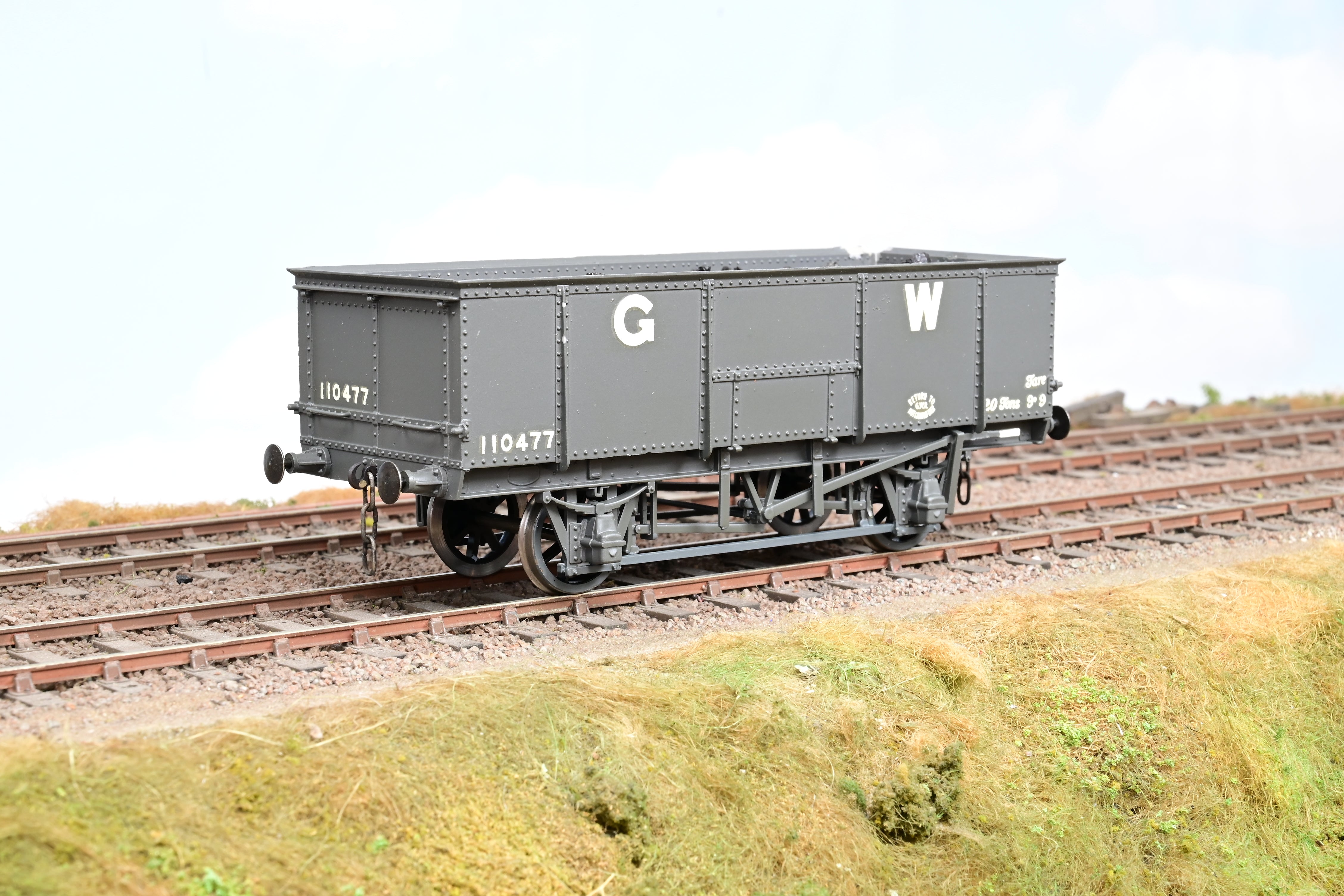 Kit Built 7mm O Gauge GWR 20 Ton 'Felix Pole' Coal Wagon No.110477