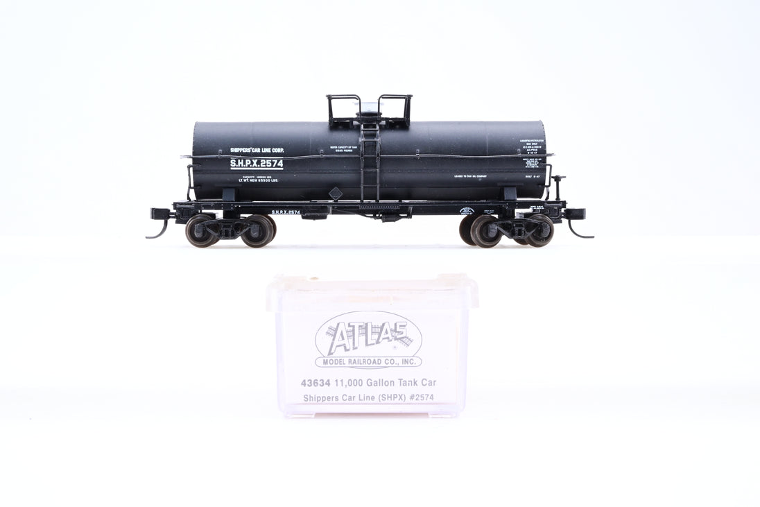 Atlas N Gauge 43634 11000 Gallon Tank Car SHPX No.2574 - Boxed