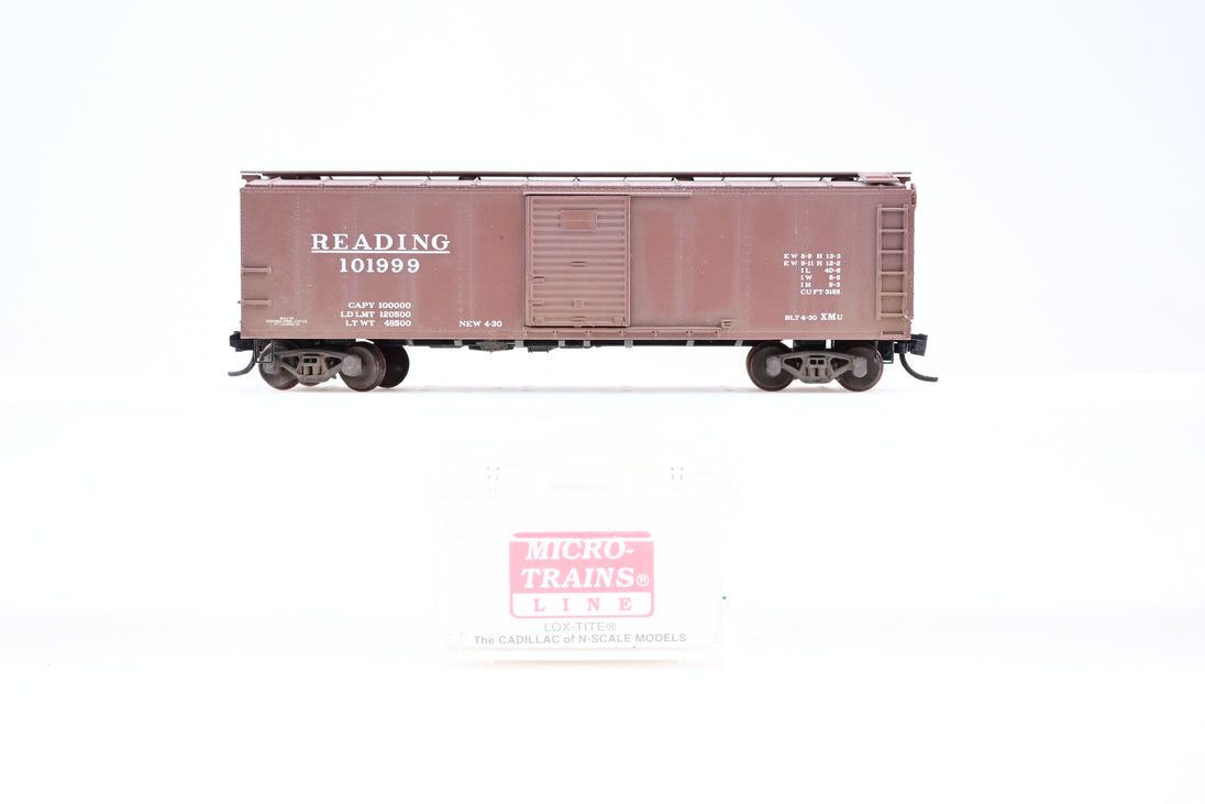 Micro Trains N Gauge 120010 40ft USRA Steel Box Car Single Door Readin