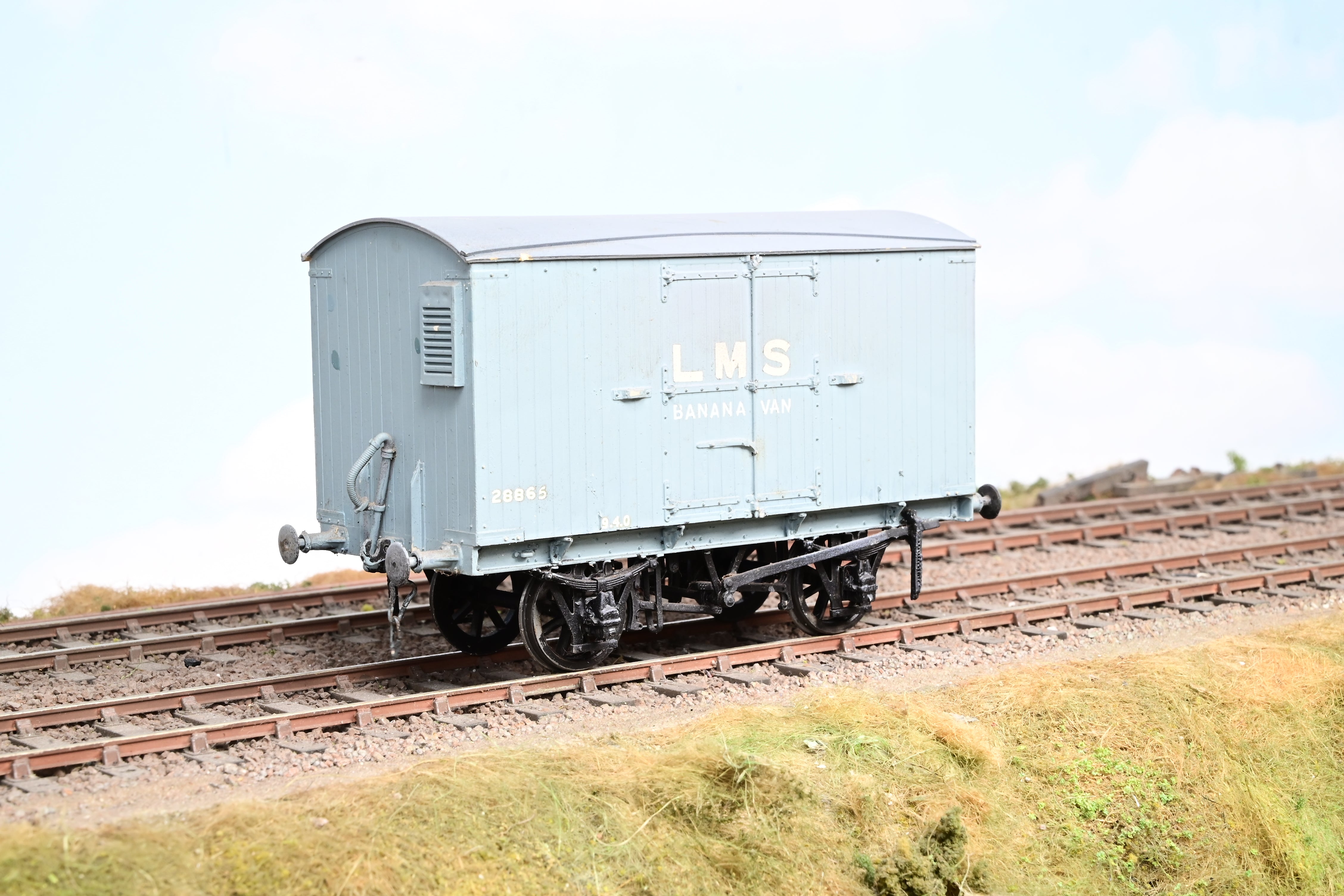 Kit Built 7mm O Gauge LMS Banana Van No.28865