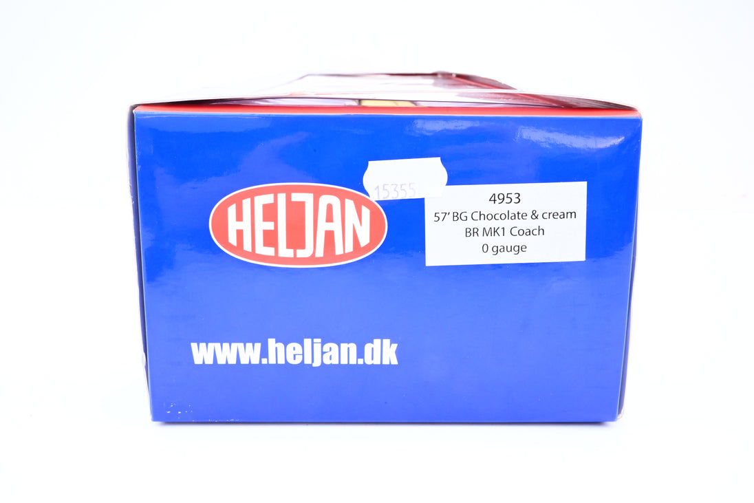 Heljan 7mm O Gauge 4953 BR Chocolate & Cream Mk1 57ft BG Full Brake Co