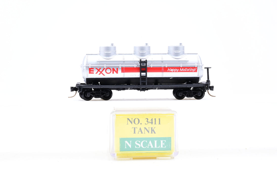 Model Power N Gauge 3411 Exxon Fuel Tanker No.46312 - Boxed