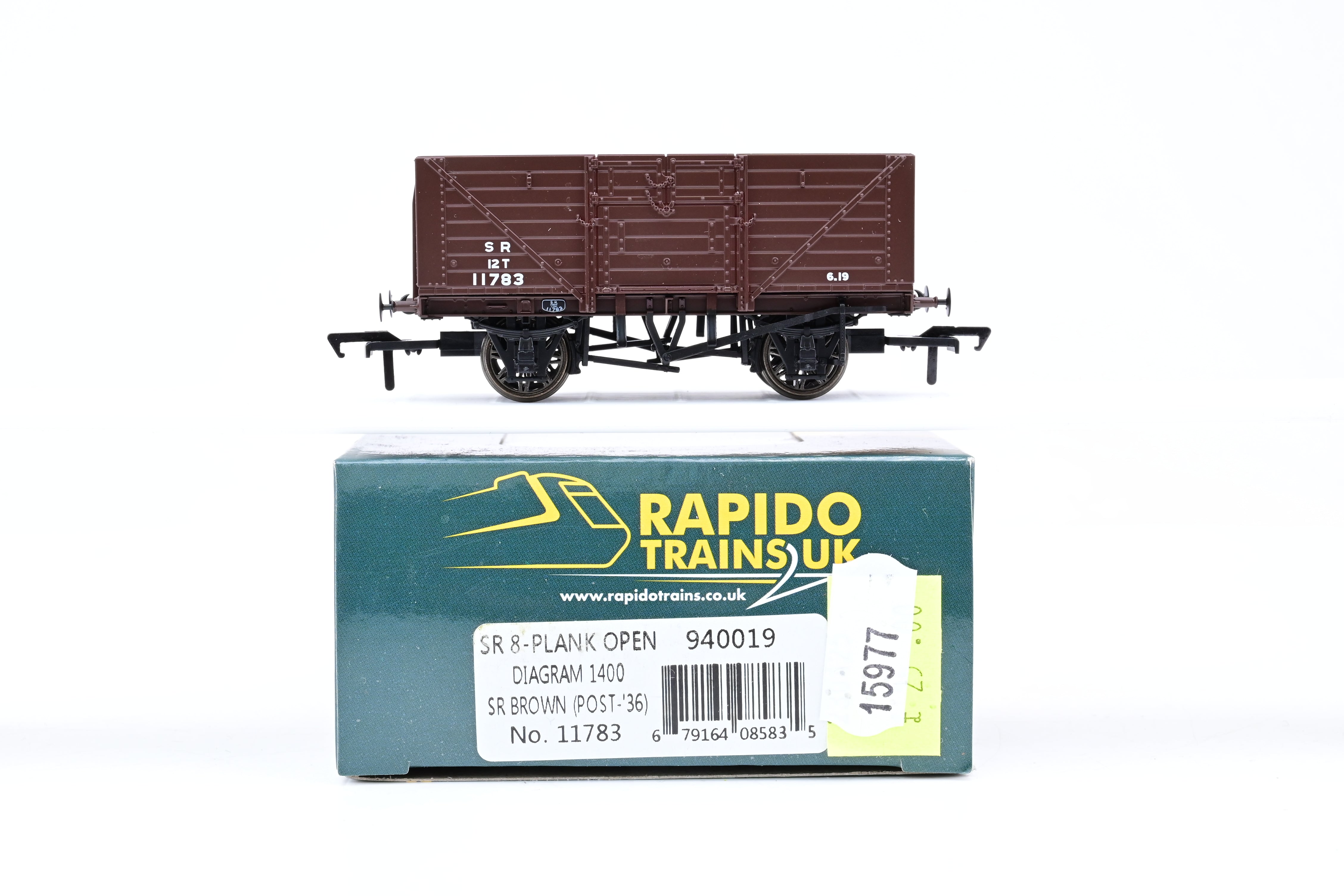Rapido Trains OO Gauge 940019 SR Brown 8-Plank Open Wagon No.11783 - B
