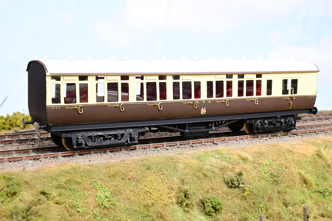 Kit Built 7mm O Gauge GWR Toplight Suburban Brake Coach No.3747