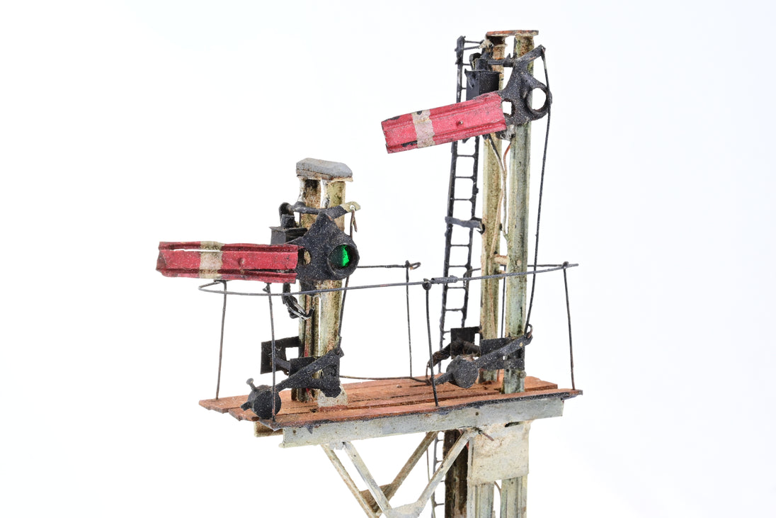 Scratch Built Gauge 1 Left-Hand Double Signal