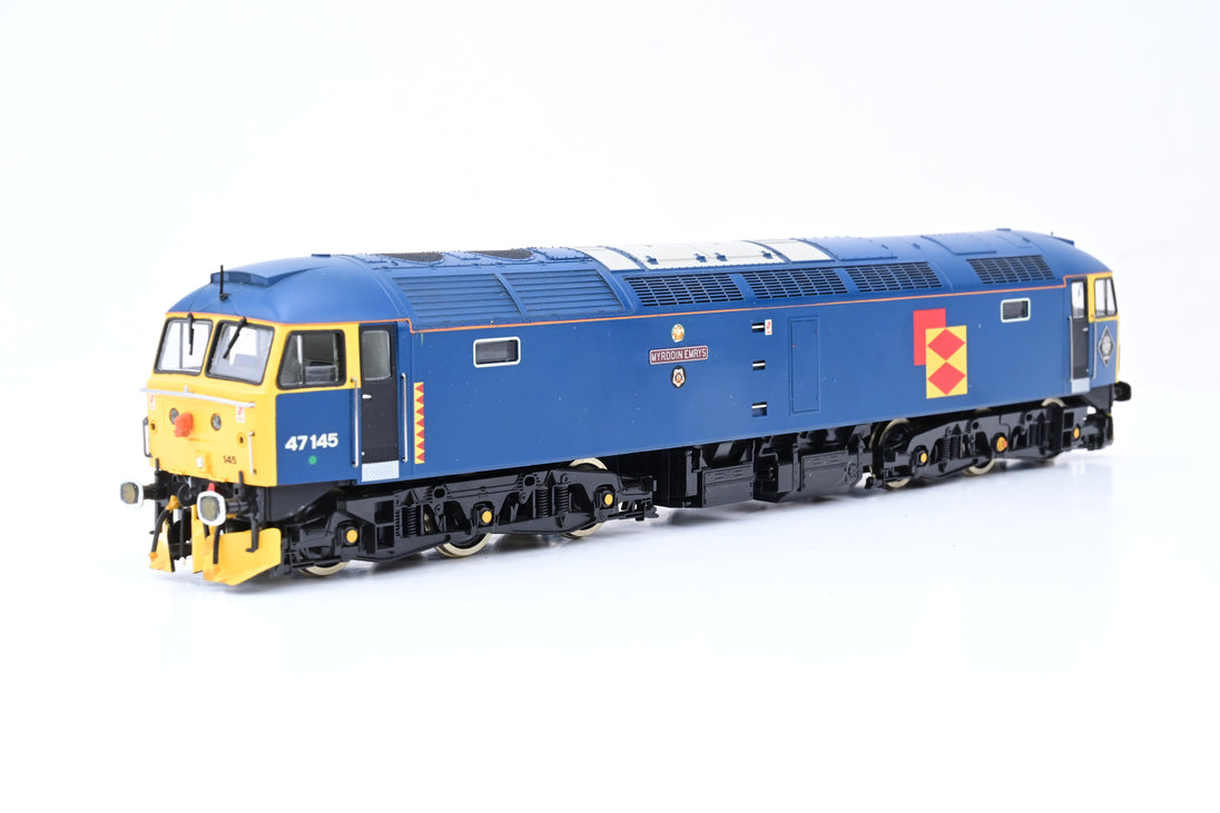 Heljan OO Gauge Class 47 Railfright Distribution Tinsley Blue Merddin