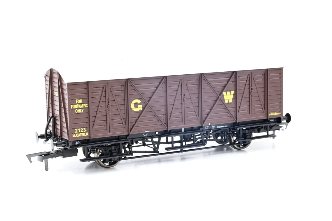EFE Rail OO Gauge E87058 GWR 10T 'Bloater A' Fish Van GWR Brown (GW)