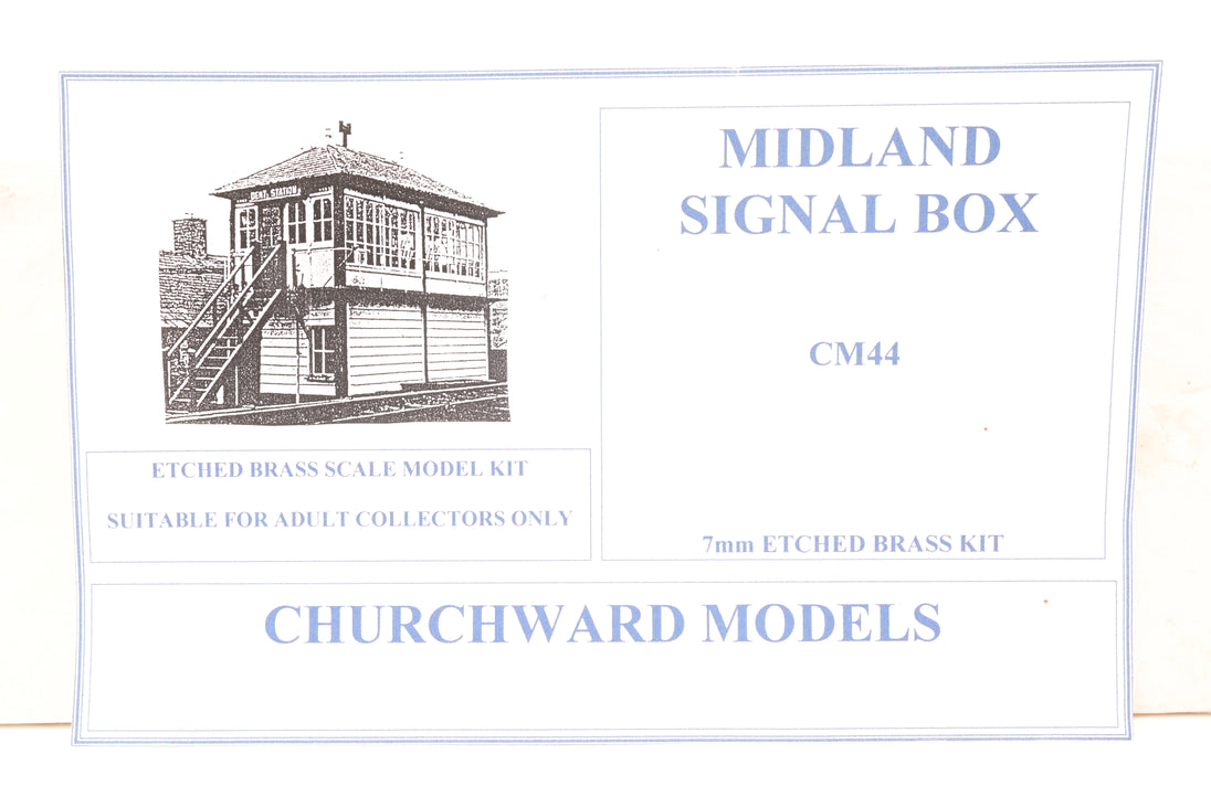 Churchwood Models O Gauge Midland Signal Box Kit - Etched BRass