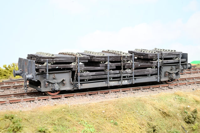 Kit Built O Gauge 7mm GWR T13 Sleeper Wagon W/Load GW Grey No.100678
