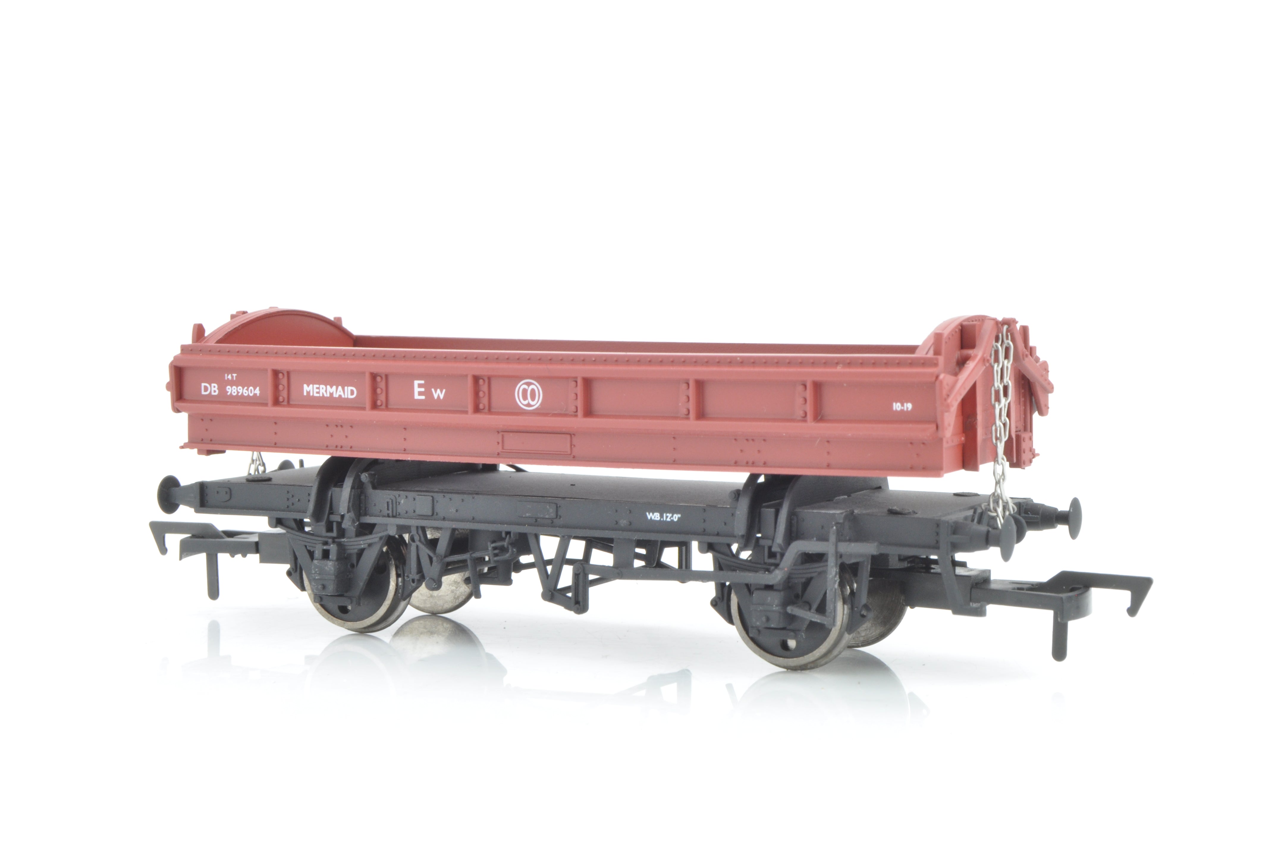 Flangeway OO Gauge ME14 BR Gulf Red Mermaid Wagon DB989604