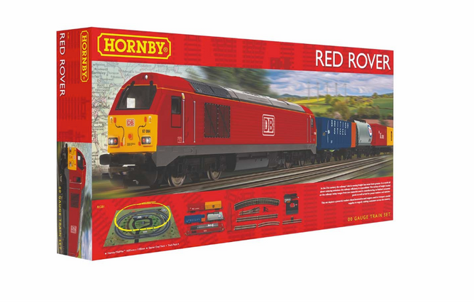 Hornby R1281M Red Rover Train Set