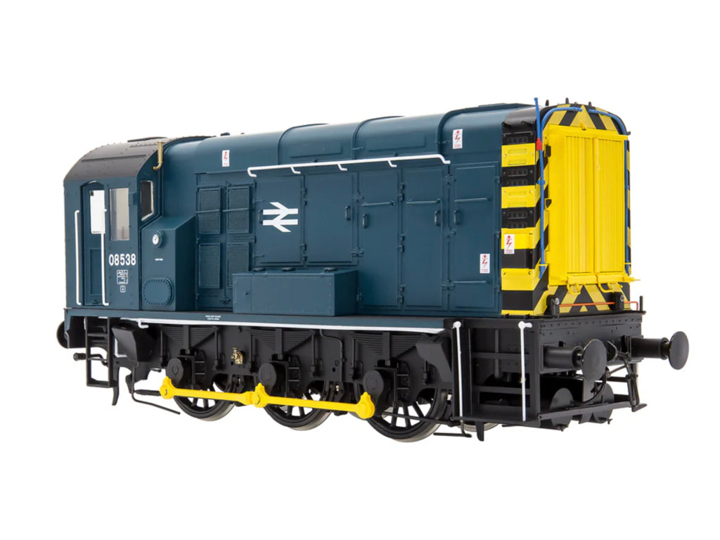 Dapol O Gauge 7D-008-020S DCC Sound Class 08 08538 BR Blue Wasp Stripe