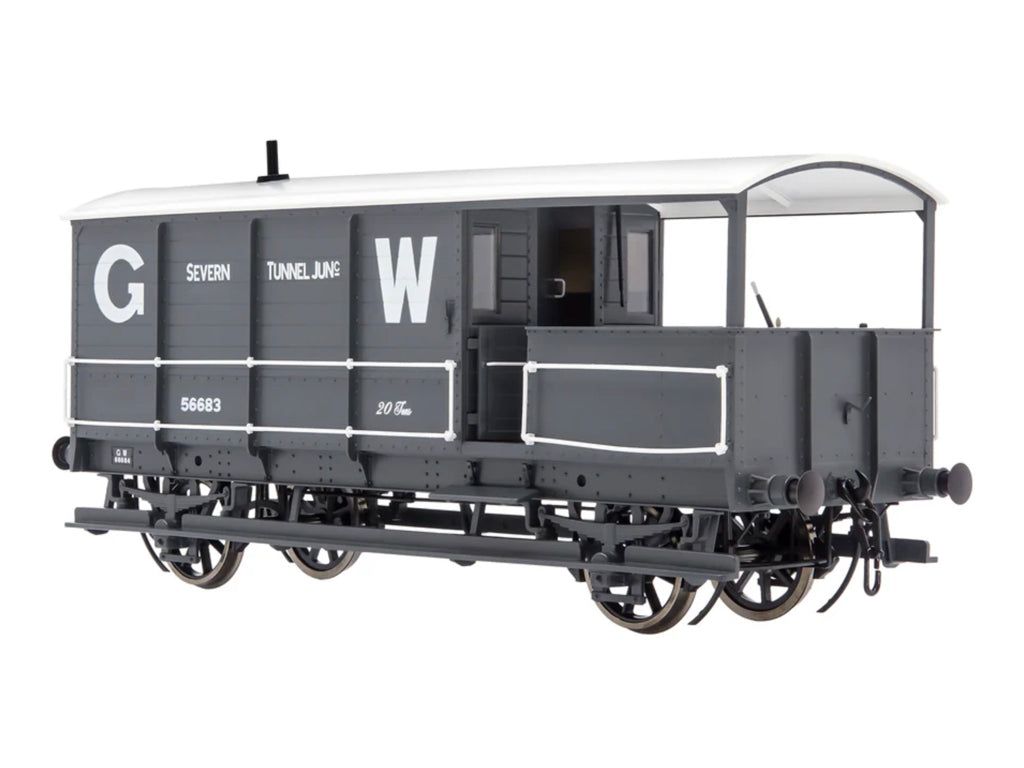Dapol O Gauge 7F-300-001 GWR Toad Brake Van GWR Grey 56683