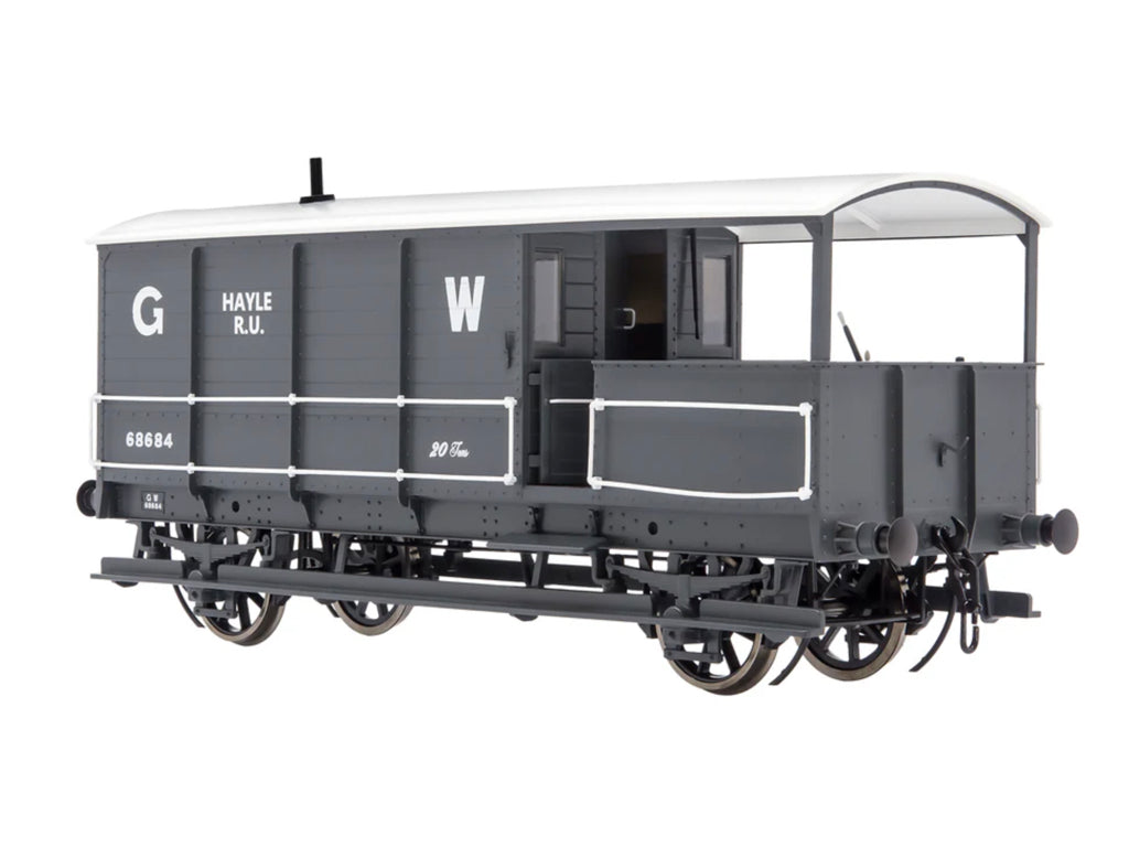 Dapol O Gauge 7F-300-002 GWR Toad Brake Van GWR Grey 68684