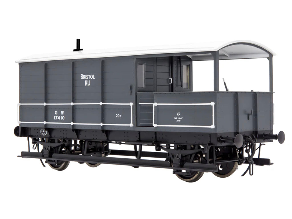 Dapol O Gauge 7F-300-007 GWR Toad Brake Van GWR Grey 17410