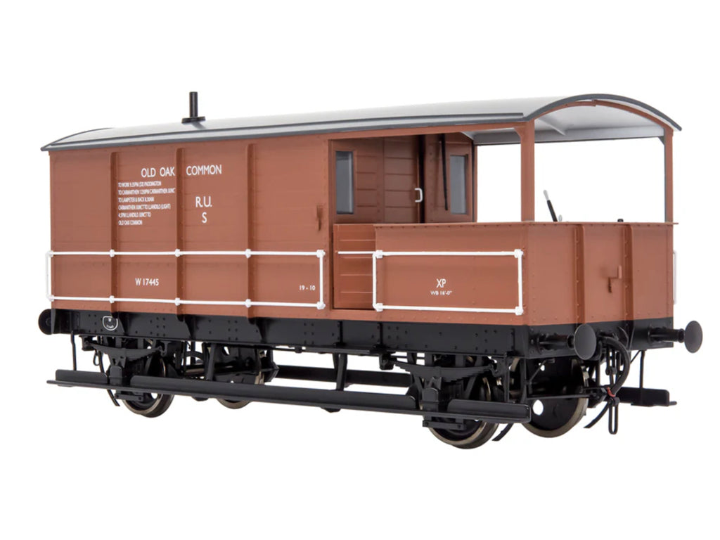 Dapol O Gauge 7F-300-008 GWR Toad Brake Van Bauxite W17445