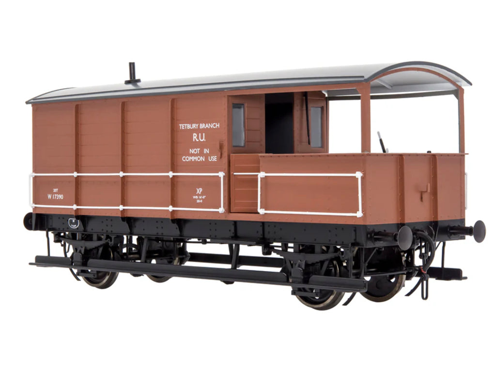 Dapol O Gauge 7F-300-009 GWR Toad Brake Van Bauxite W17390