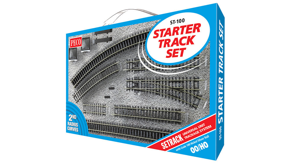 Peco ST-100 Setrack OO/HO Starter Track Set, 2nd Radius Code 100